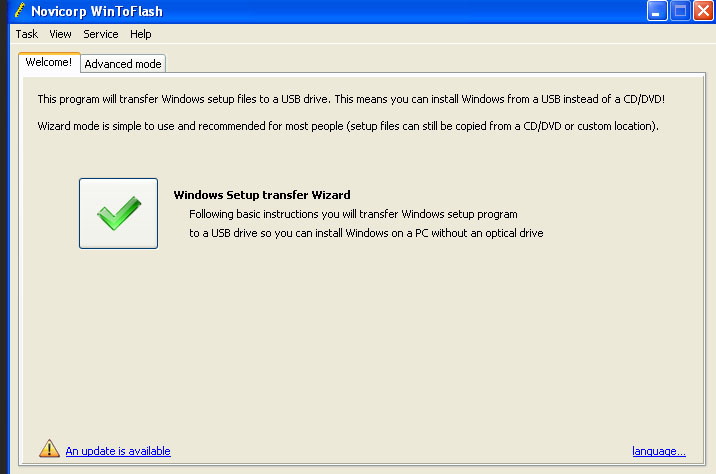 تحويل الويندوس على الفلاشة WinToFlash usb - سفينة العلم والمعرفة