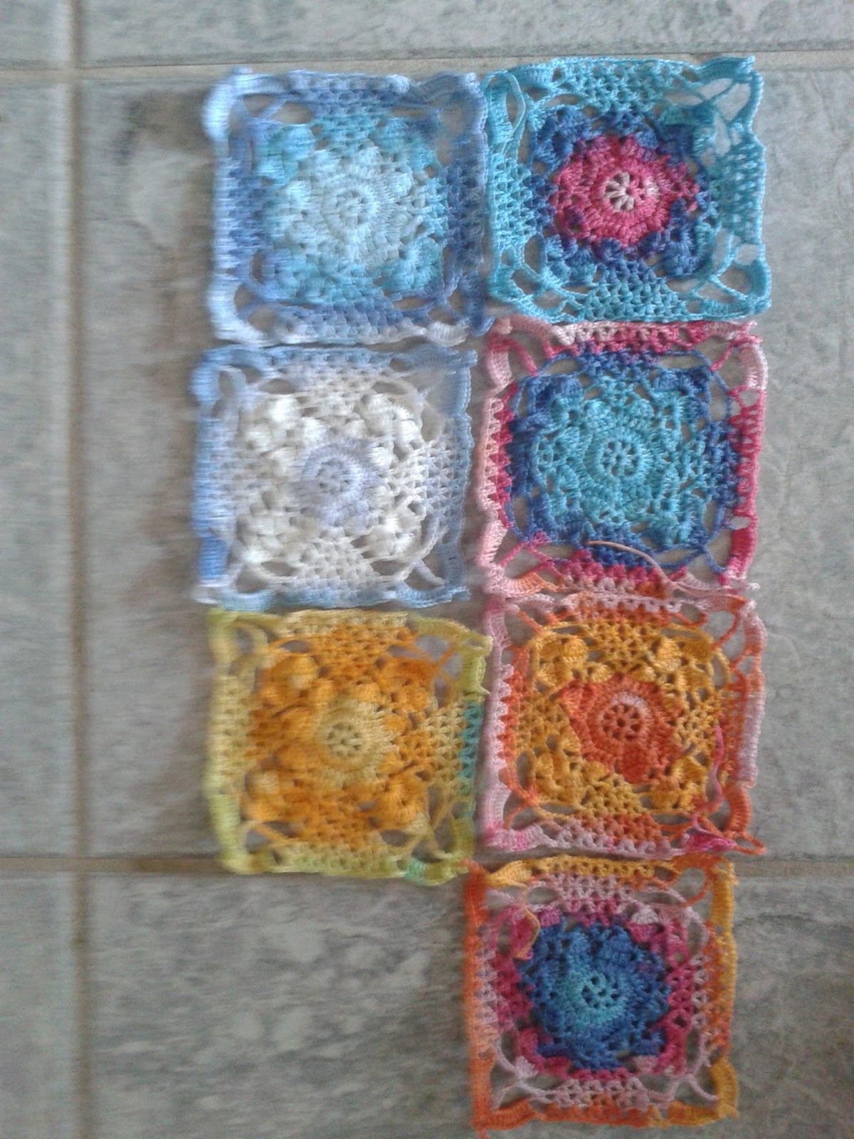 funkycrochet: New Crochet Crush - Rustic Lace Square (Crochet Motif)