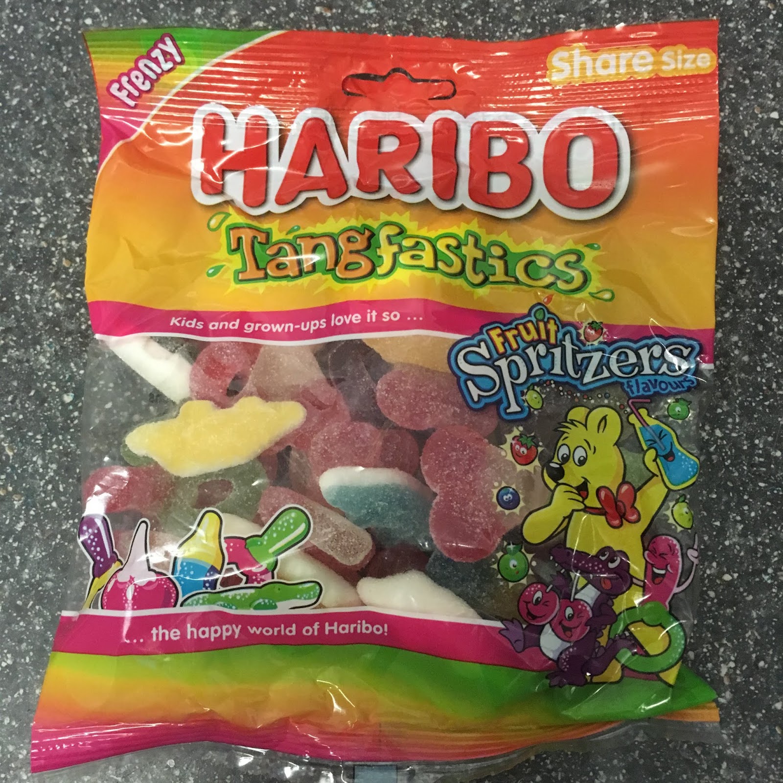 A Review A Day: Today's Review: Haribo Tangfastics Fruit Spritzers
