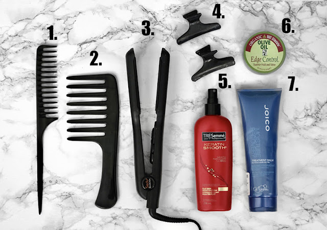 My Flat Iron Essentials For Relaxed Hair - Hairlicious Inc.