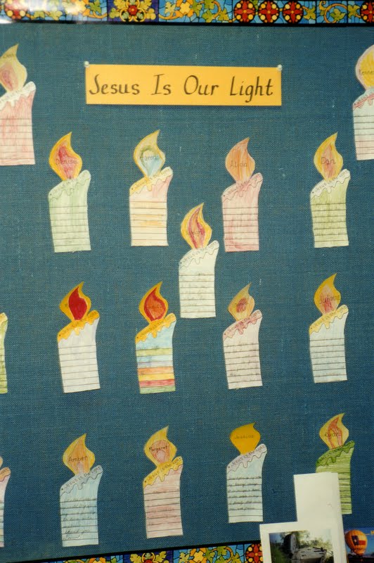 ELEMENTARY SCHOOL ENRICHMENT ACTIVITIES: JESUS IS OUR LIGHT BULLETIN BOARD