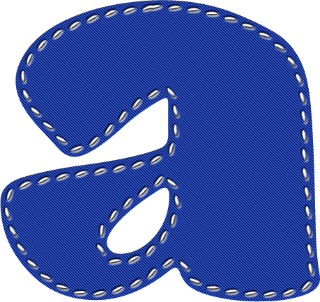 MIS ARCHIVOS DE MANUALIDADES: ABECEDARIO AZUL