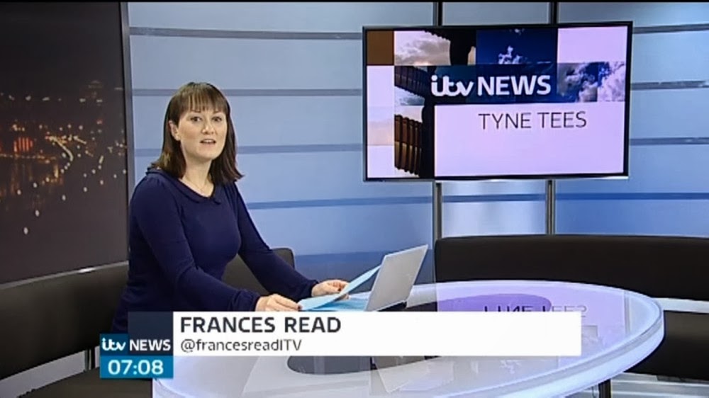 UK Regional News Caps: Frances Read - ITV Tyne Tees & Border