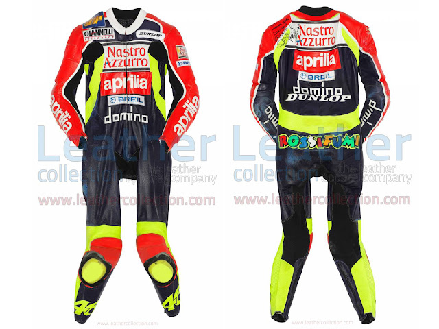 Valentino Rossi Aprilia GP 1998 Leather Suit - Racing Duke