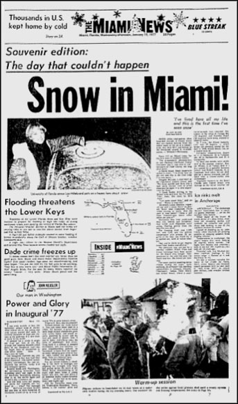 Random Pixels Blog: Snow in Miami! - Jan. 19, 1977