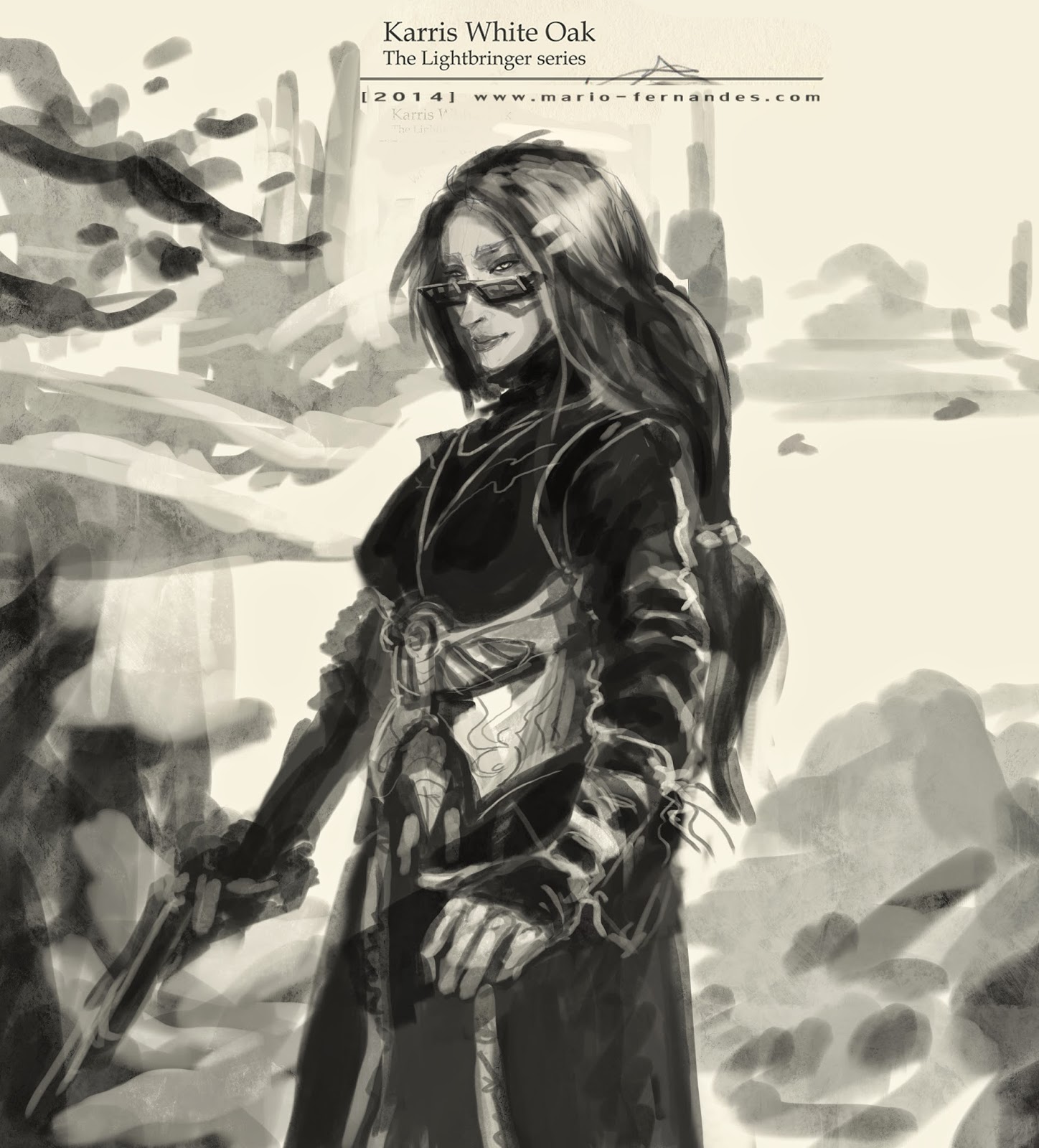 Mario Fernandes - Art Blog (+)365: 1031 ... lighbringer 14-16 karris ...