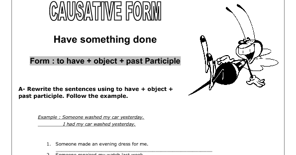 Have Something Done | My English Printable Worksheets