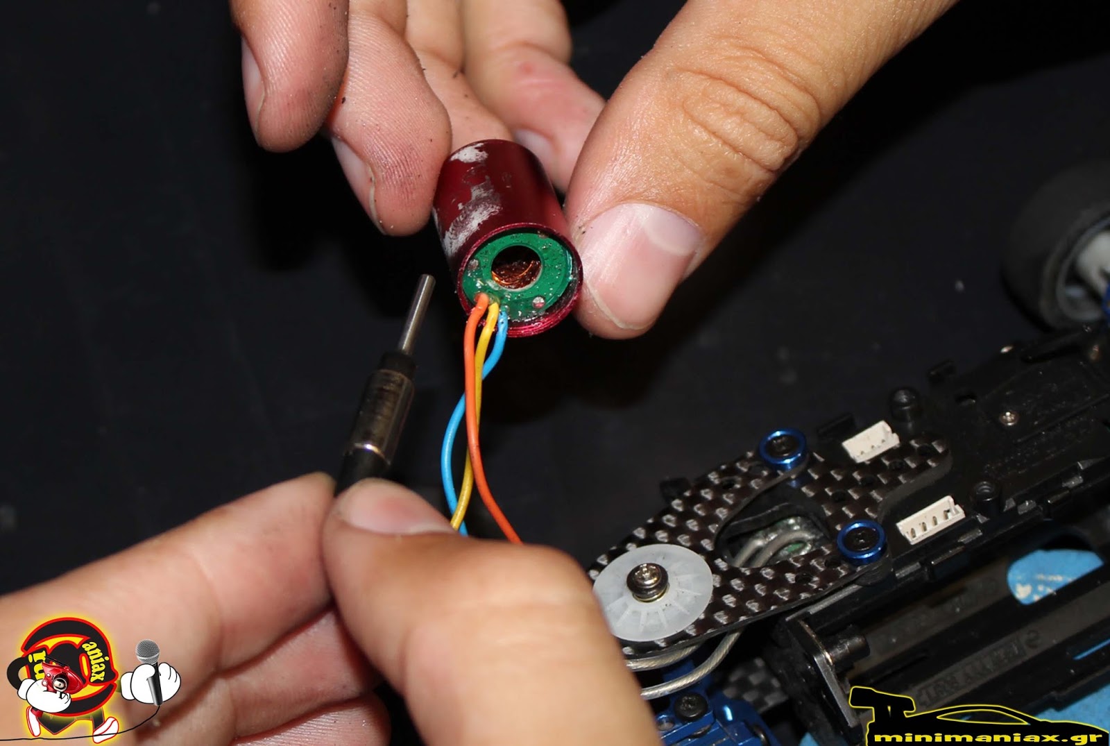 mini maniaX: Mini-z MR-03 VE Motor Exploded View