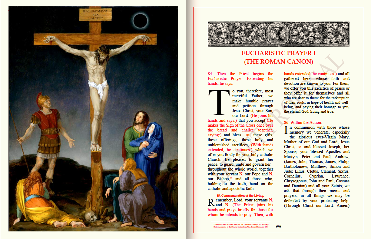 A New Proposed Layout for the Roman Missal | Catholic News Live