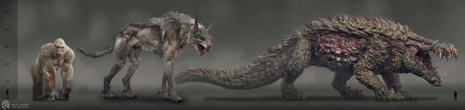 Insane "Rampage" Concept Art by Aaron Sims Creative « Film Sketchr