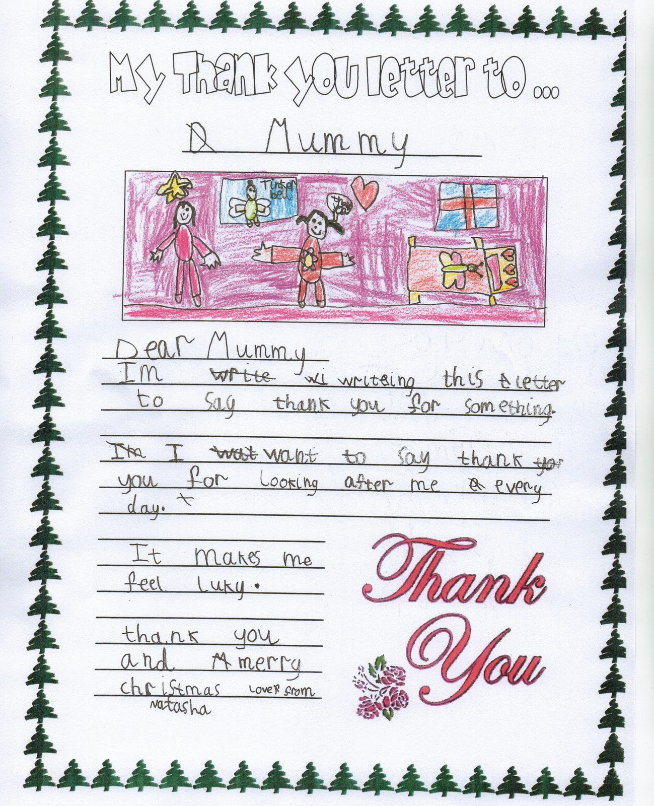 Spring 2 Happy Days: Class RB says "Thank You"