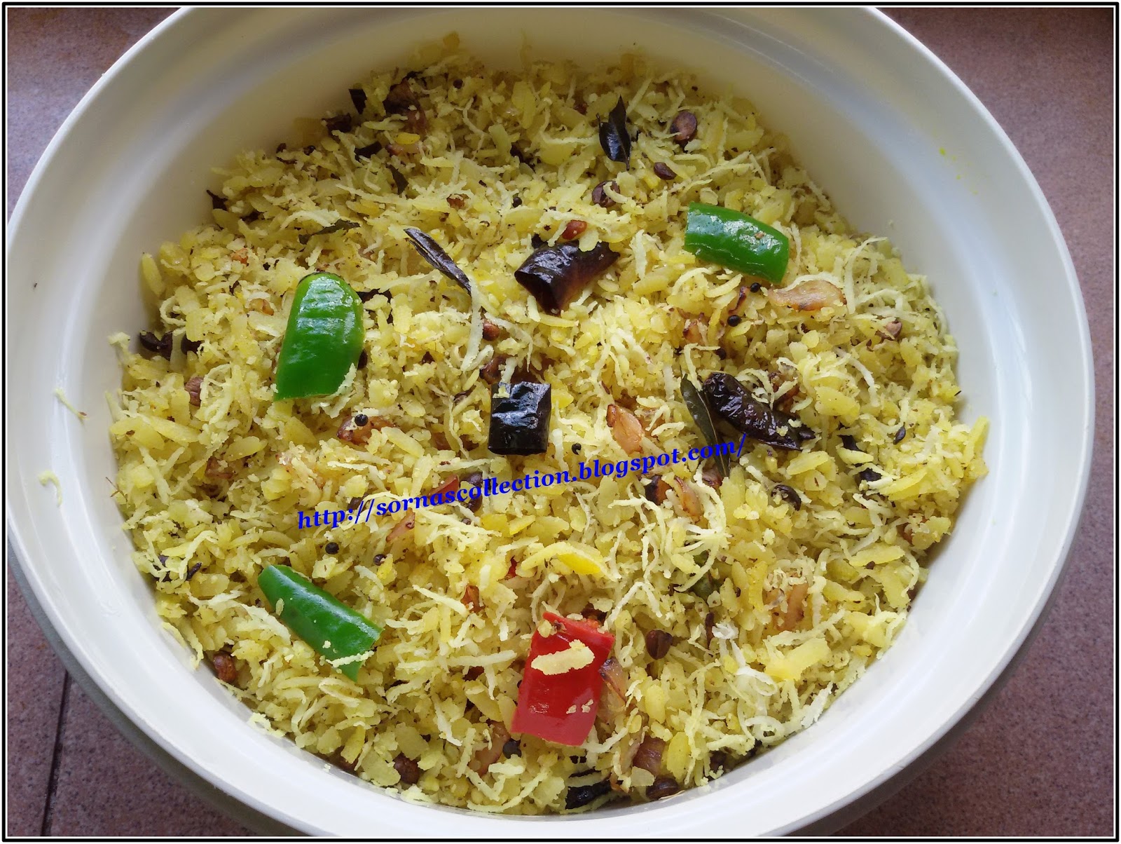 My Recipes: AVAL UPPUMAA ( BEATEN RICE / POHA )