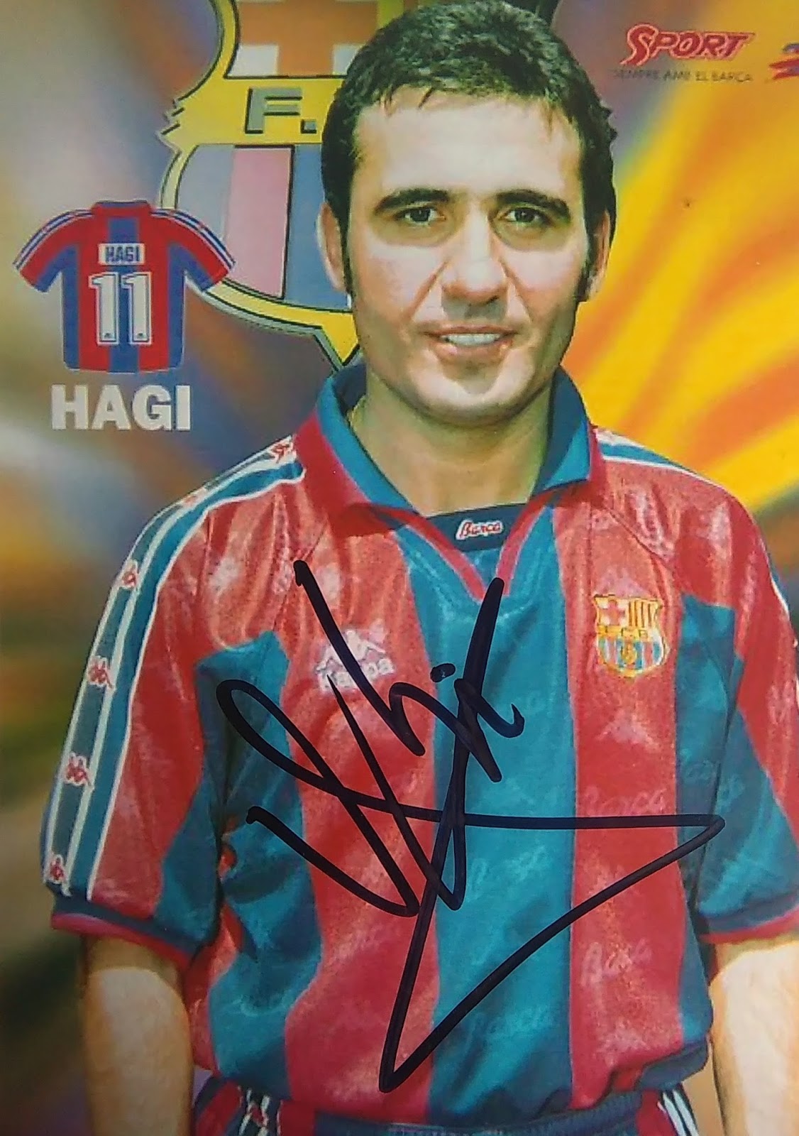 Autografy Norbiego: Gheorghe Hagi
