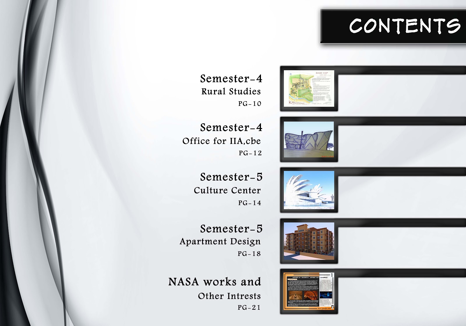 MY PORTFOLIO: Architectural portfolio- 3rd year