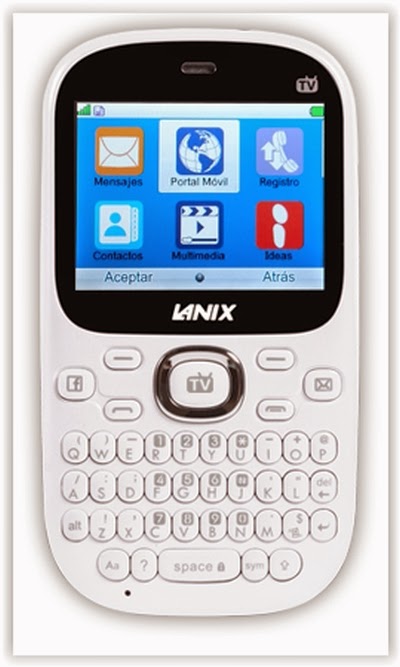 CLARO QUE TIENES MAS: Lanix LX7 : Un celular con TV
