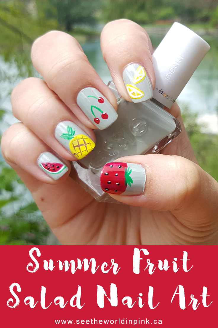 Manicure Monday - Fun and Fruity Summer Nail Art | See the World in PINK