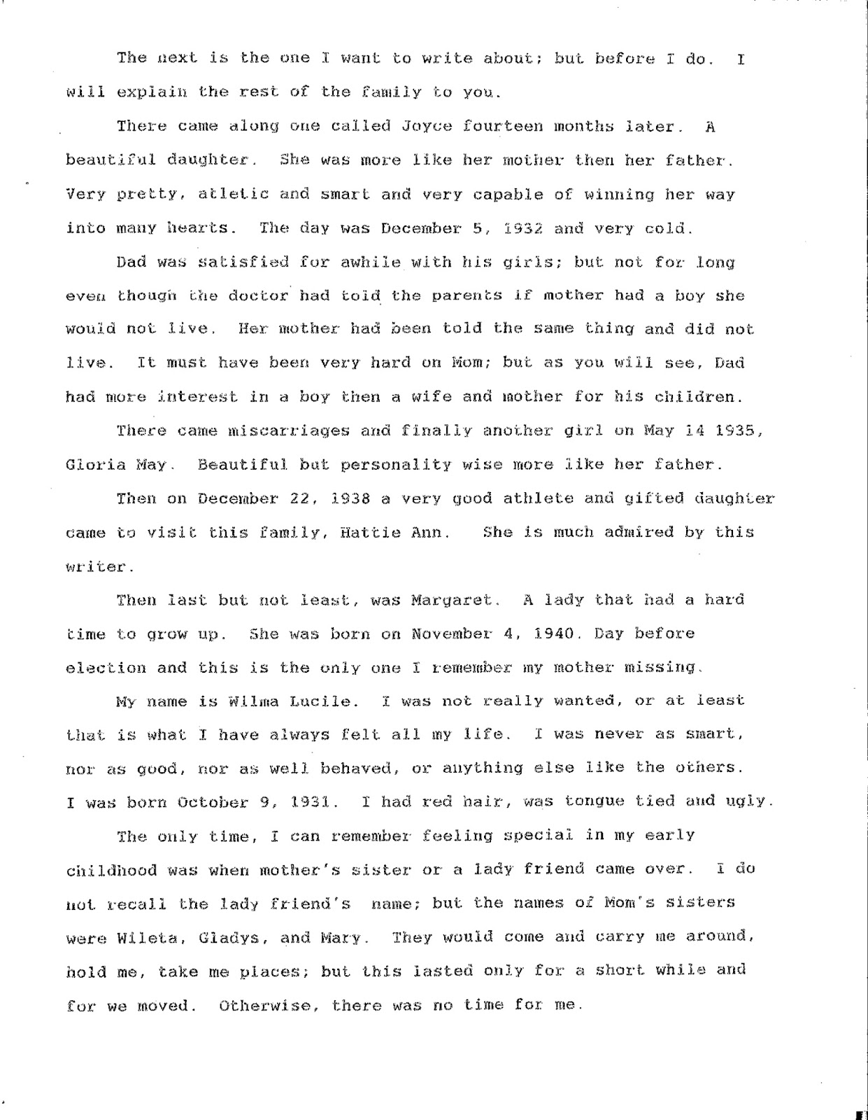 The Thomas Family Experience