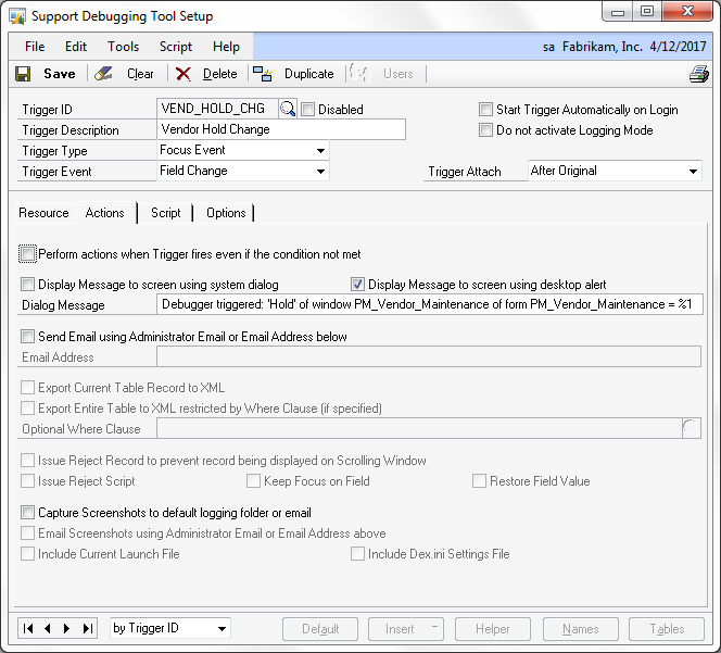 Automating the start and stop of Microsoft Dynamics GP logs with the ...