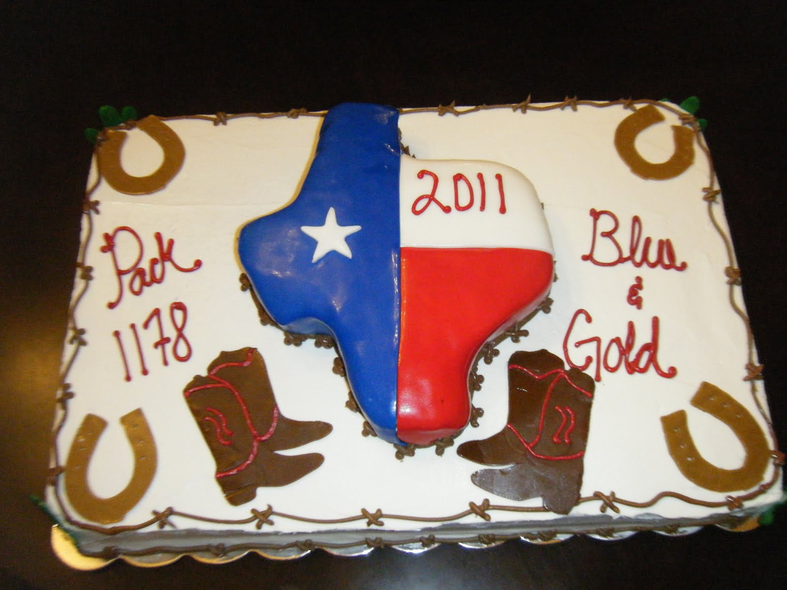 Jessica's Cakealicious Cakes: Texas theme
