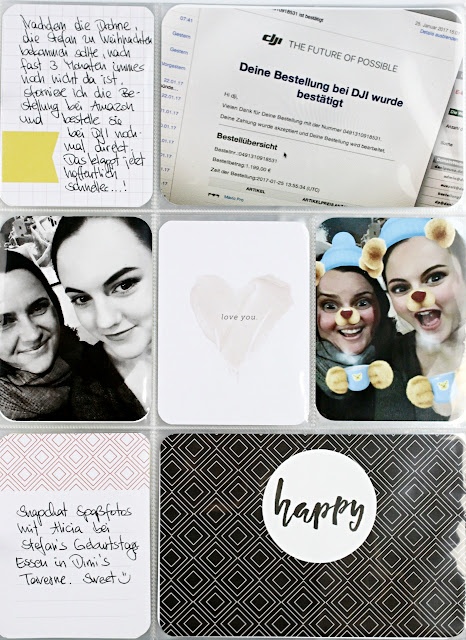 :: danipeuss.de :: BLOG: Project Life Seiten Januar | mit dem März PL Kit