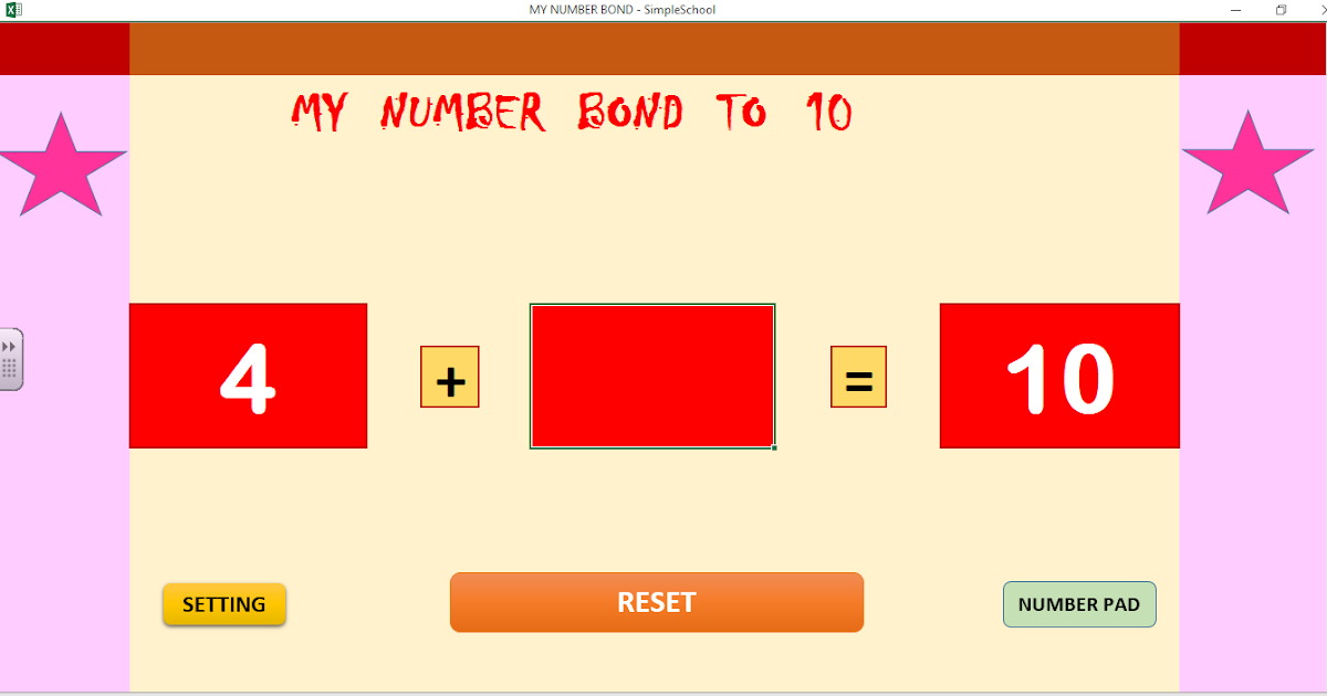 Number Bond App