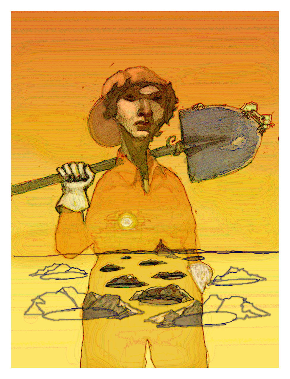 The Twirling Dragon: New Assignment: Book Cover for "Holes"