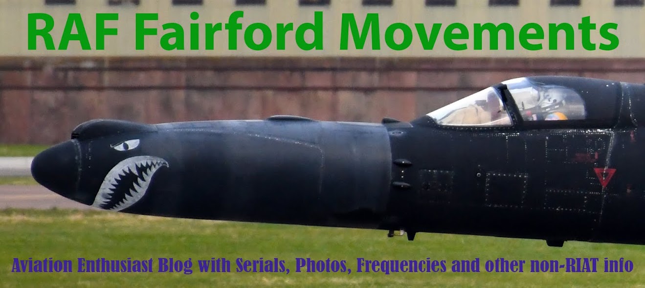 RAF Fairford Movements: Frequencies & Callsigns