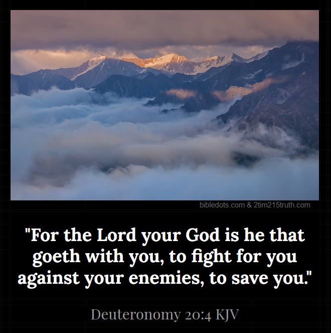 2 Timothy 2:15 Truth: Verse of the Day: Deuteronomy 20:4 KJV