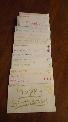 Miss Marie's Media: Open When Letters