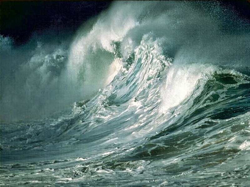 Fieggentrio: De perfecte storm in werkelijkheid. (filmpje)