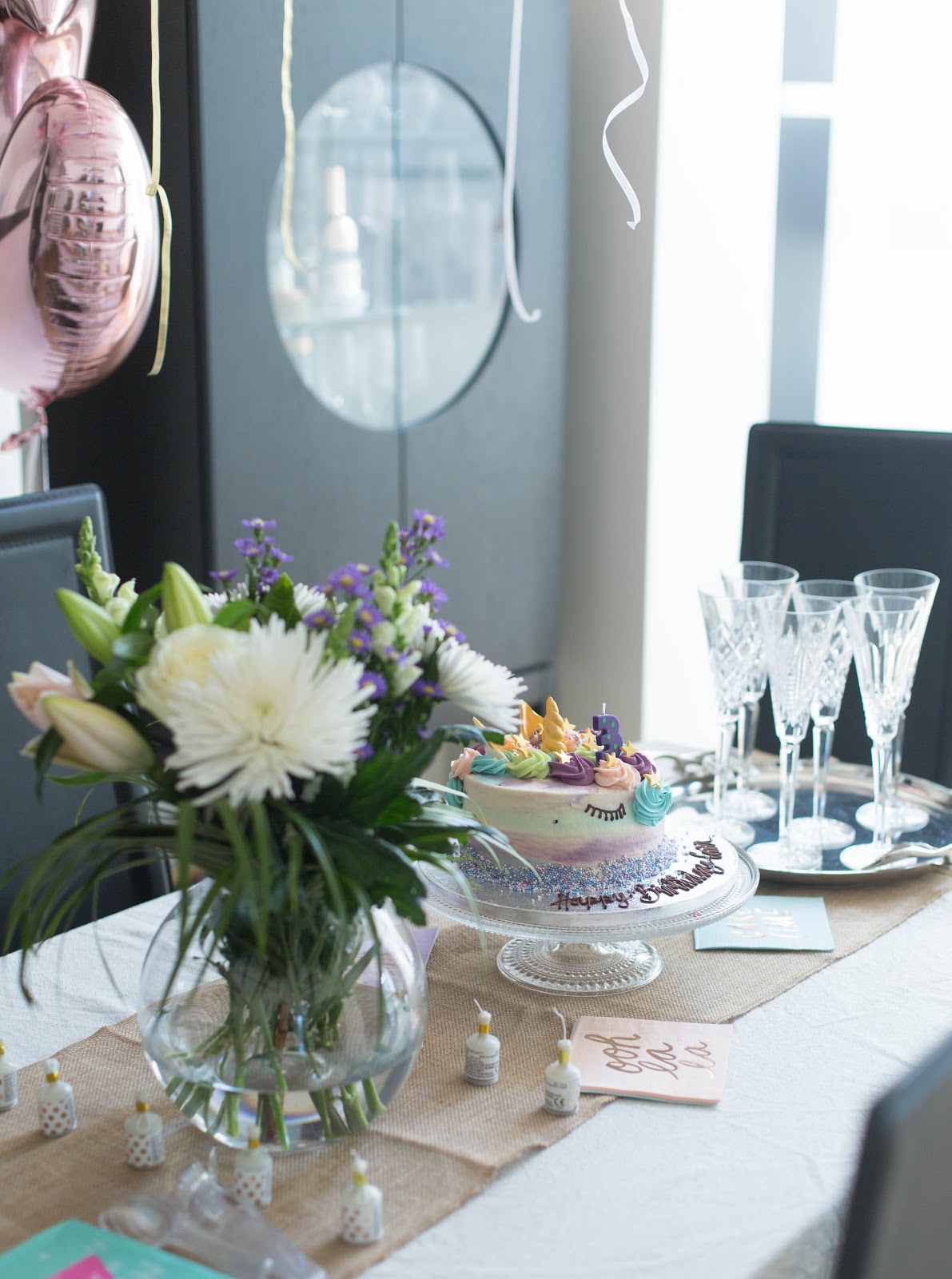 PASTEL BIRTHDAY TABLESCAPE - Finnterior Designer