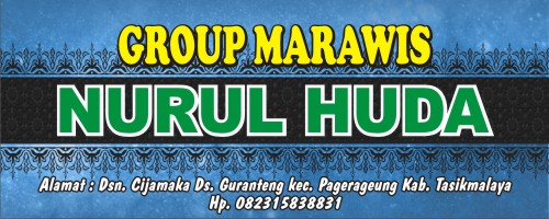 Download Contoh Spanduk Grup Hadroh Format CDR - KARYAKU