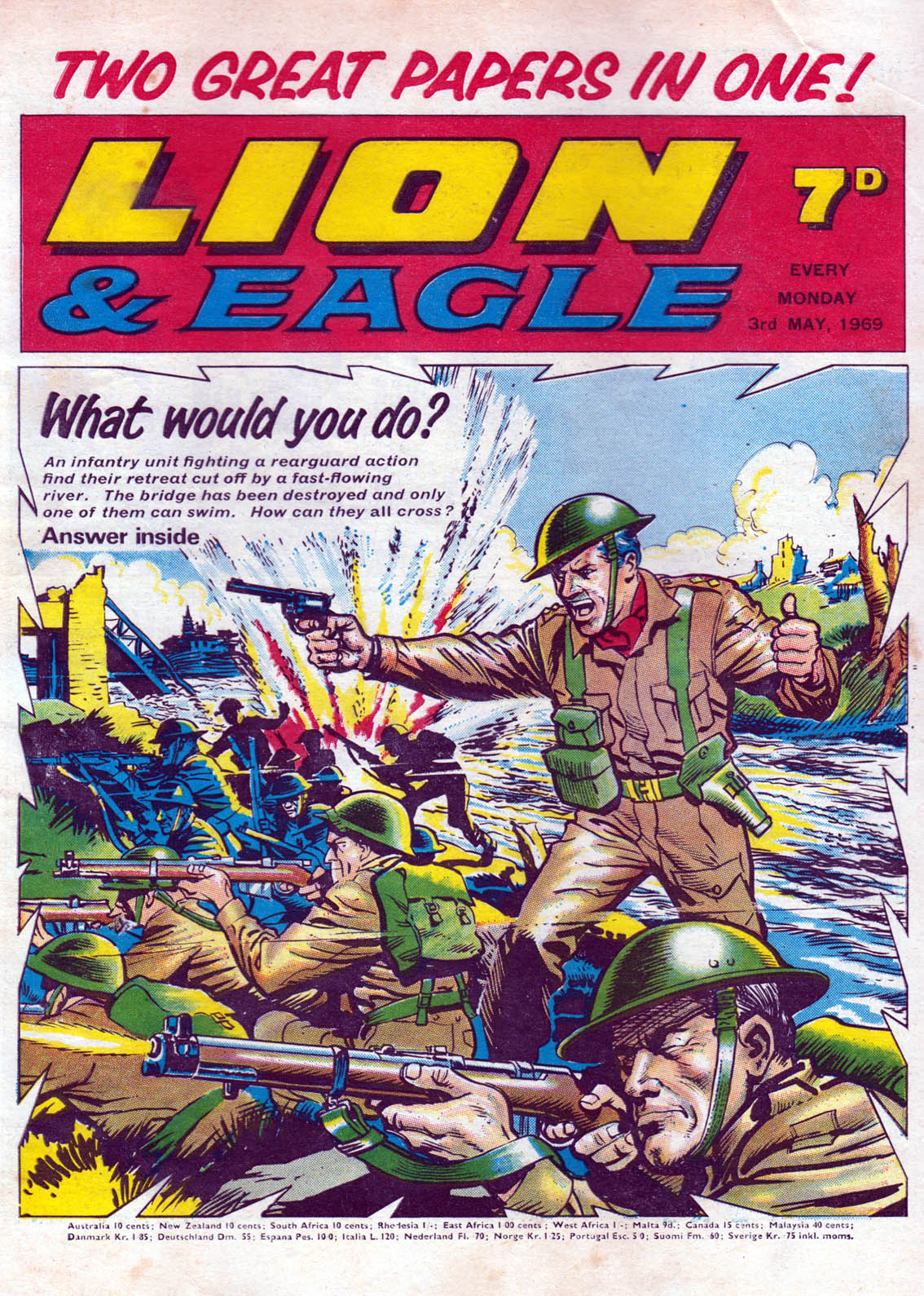 BLIMEY! The Blog of British Comics: LION AND EAGLE - First merged issue ...