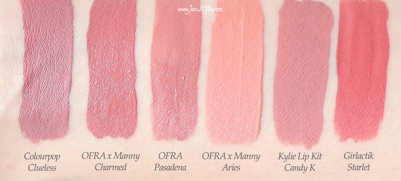 OFRA x Manny MUA Liquid Lipstick Collection Review & Swatch | Video ...