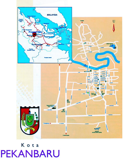 AMAZING INDONESIA: PEKANBARU CITY MAP