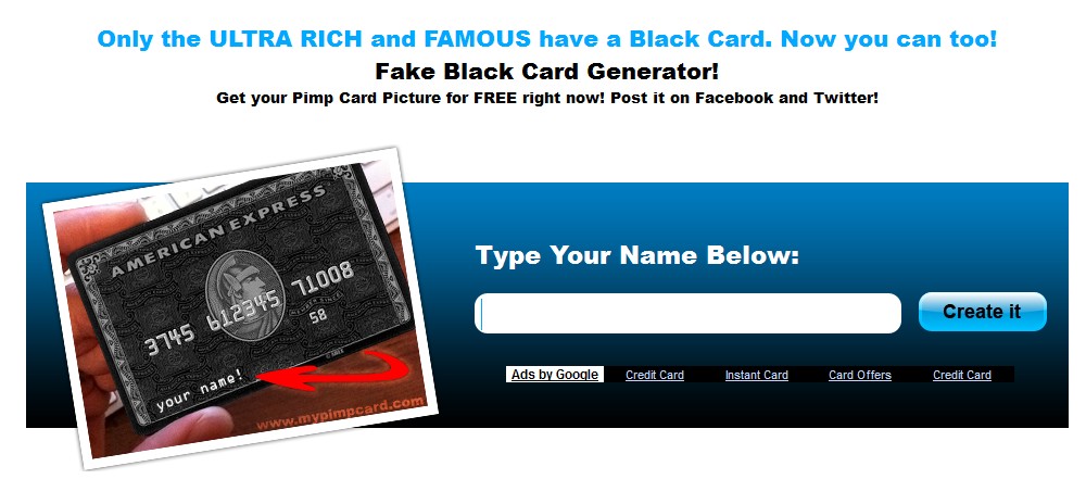 List of Free Online Photo Image Editor and Effects: MyPimpCard