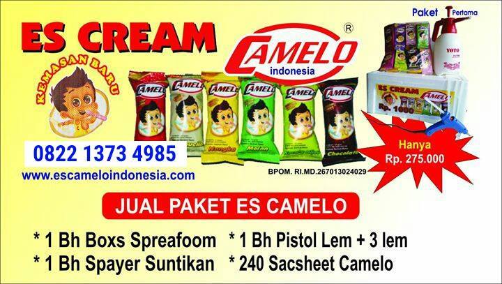 ES CREAM CAMELO PADANG: VIDIO CARA MENYUNTIKKAN AIR KEBUNGKUSAN ES CAMELO