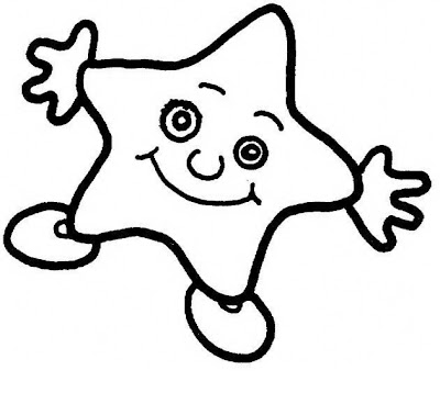 Smiling star coloring and painting | COLOR AREA