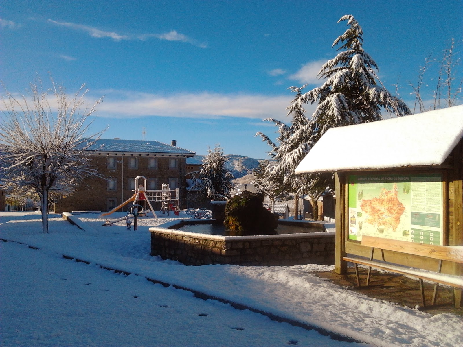 Arte y Arquitectura: Visita a obra: la primera nevada en Prioro, León