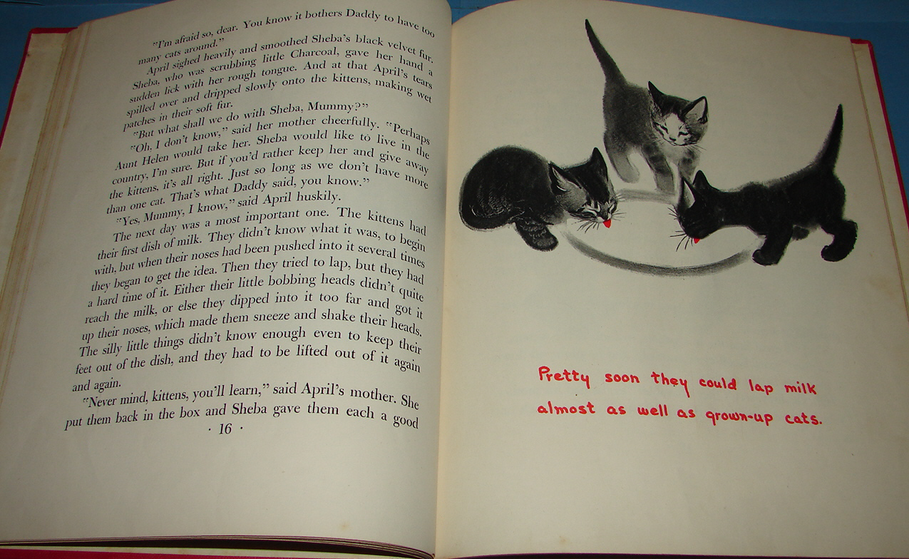 Series Books for Girls: Vintage Picture Books Featuring Cats and Kittens
