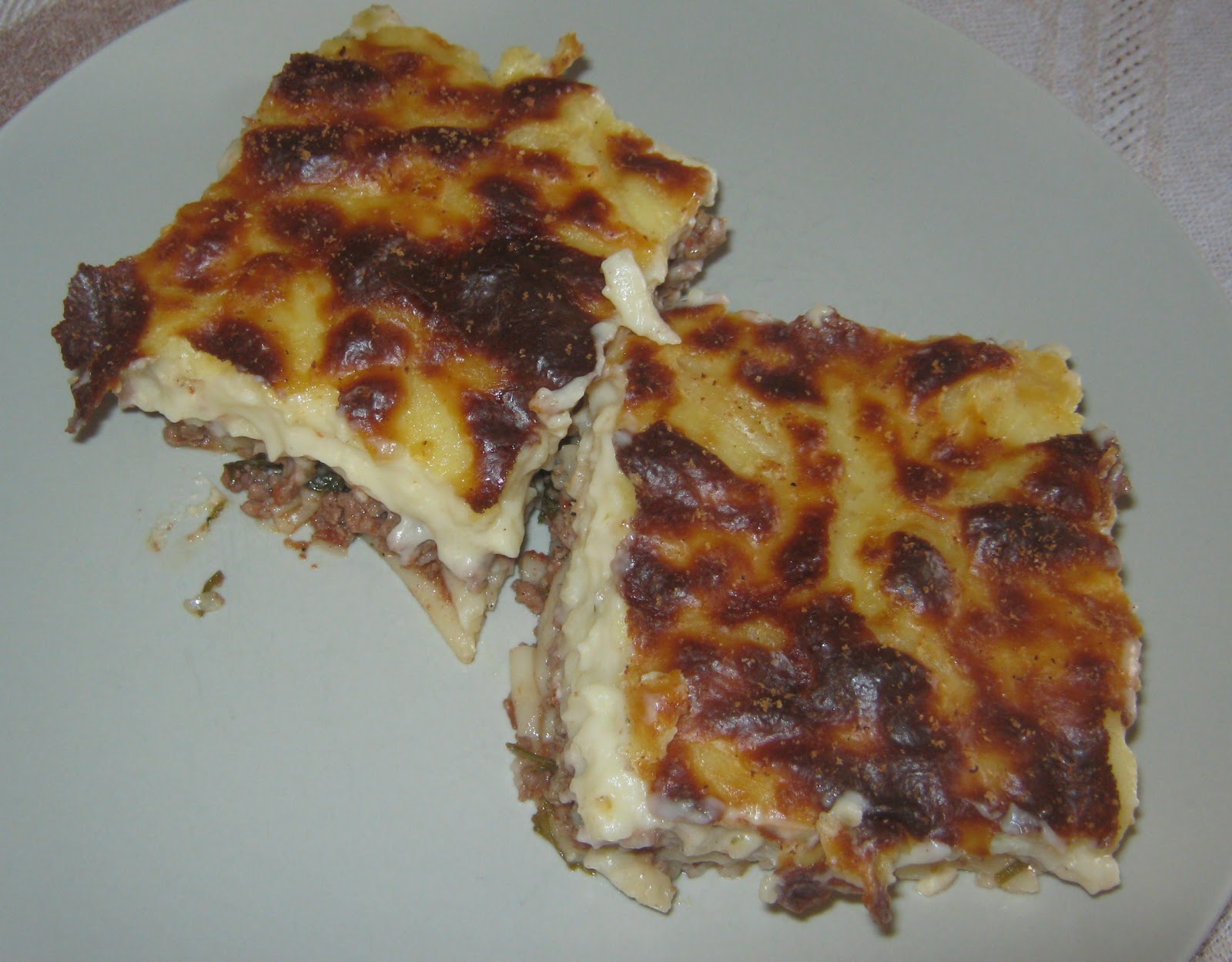 In my Greek kitchen!: Pastitsio (Pasta with meat and bechamel)
