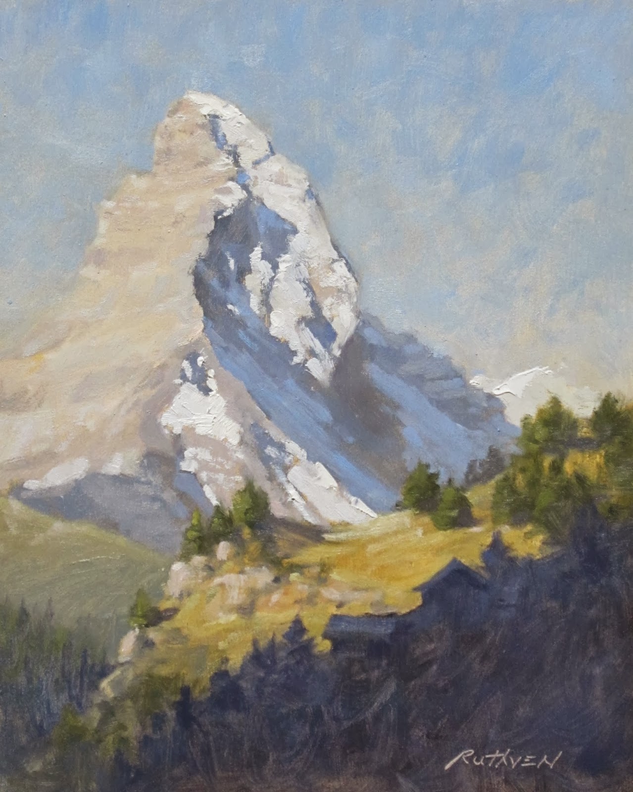 Scott Ruthven Fine Art: Matterhorn Commission