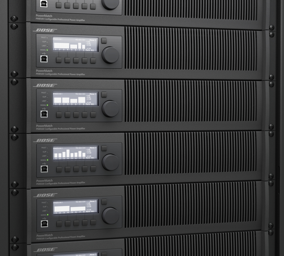 Bose pro: Bose PM8500 PowerMatch 數位功率擴大機 獲2012 WFX新產品科技獎