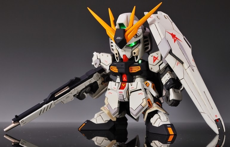SD RX-93 nu Gundam Ver. Ka edition Custom Build