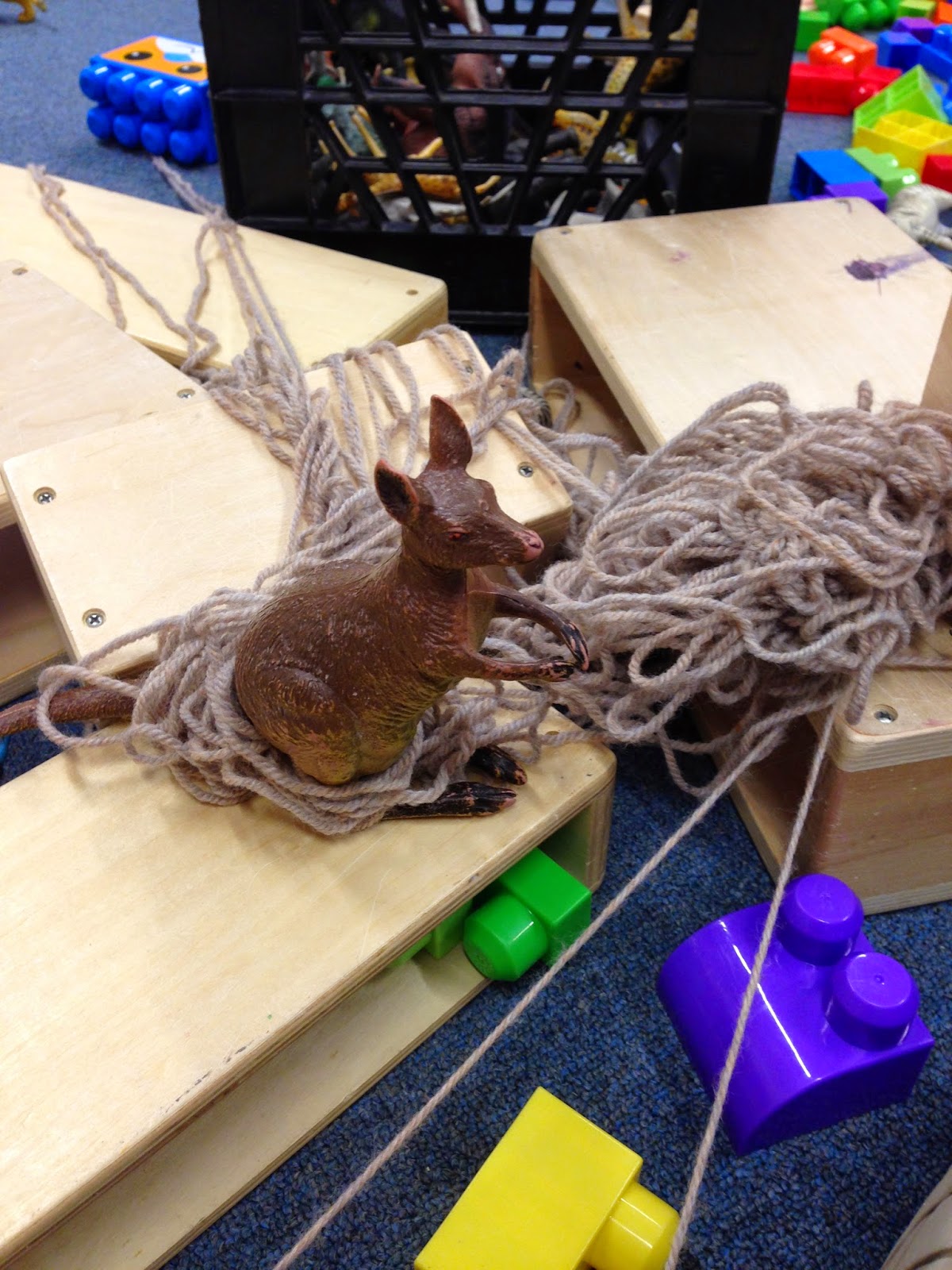 Pondering Preschool: What can we do with yarn?