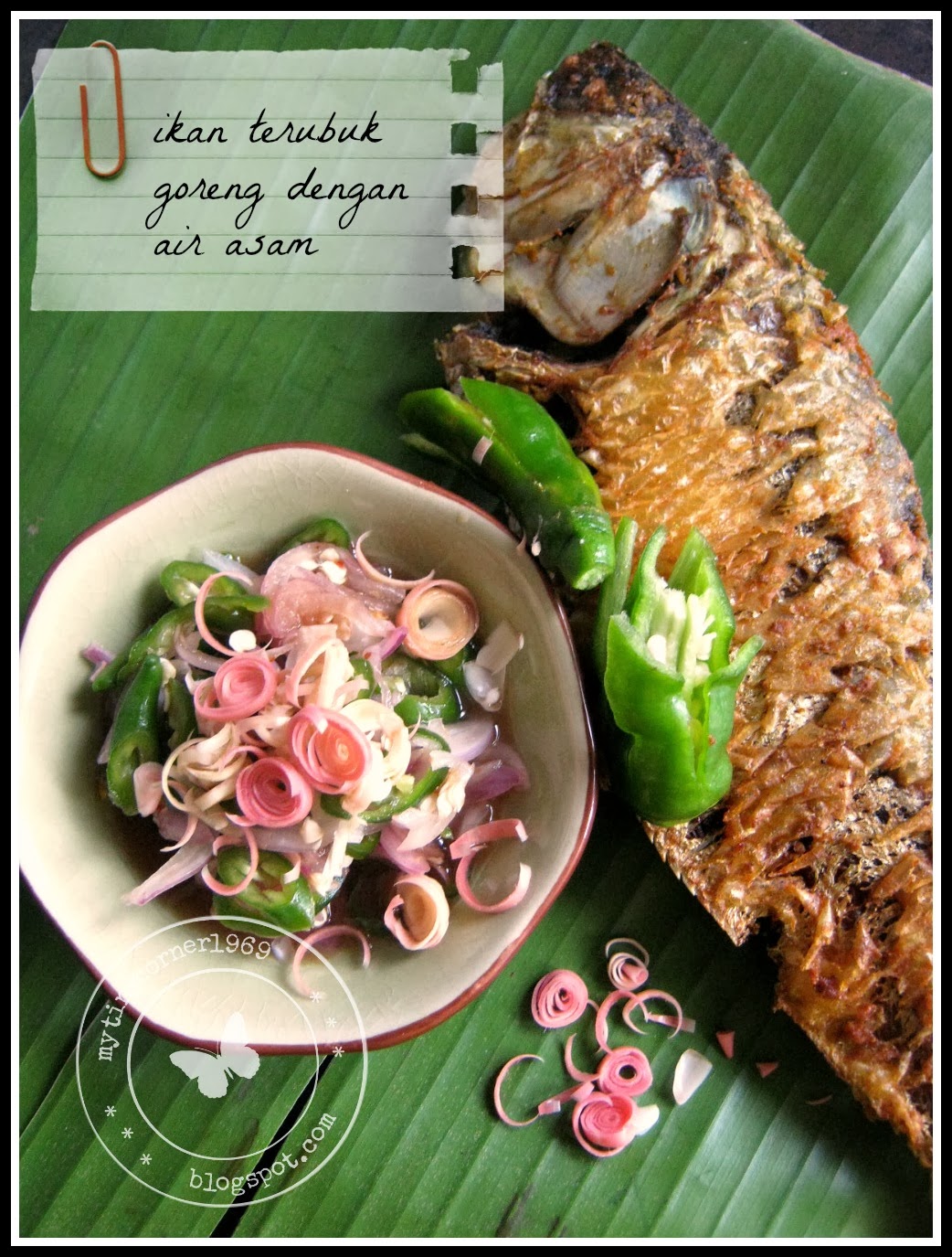 MyTinyCorner: Ikan Terubuk Goreng Dgn Air Asam
