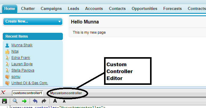 Sfdc Dotnet Tutorials Creating A Custom Controller Class