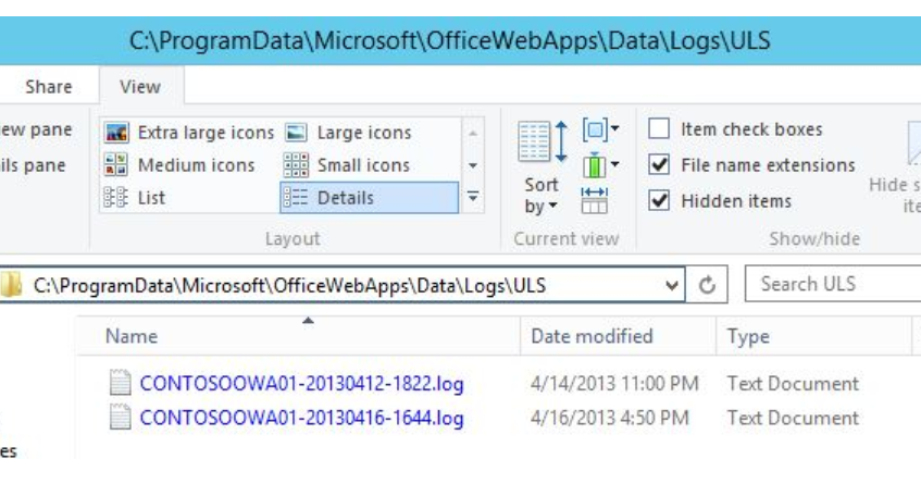 Tech Lounge for SharePoint, BI and .Net: DEFAULT ULS LOGS ON OFFICE WEB ...