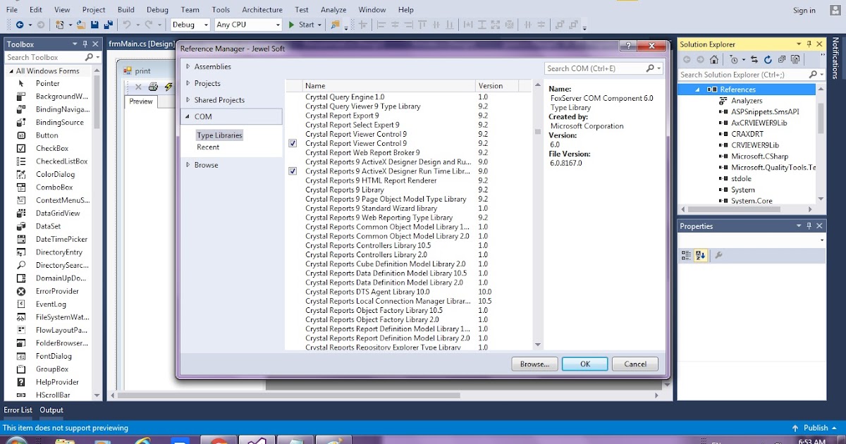 C# (C Sharp) Beginner | Tutorial | Learning | Study: Crystal Report in C#
