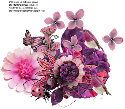 Escape From Reality Blog: FTU 'Bohemian Spring' Cluster & Cluster Frames